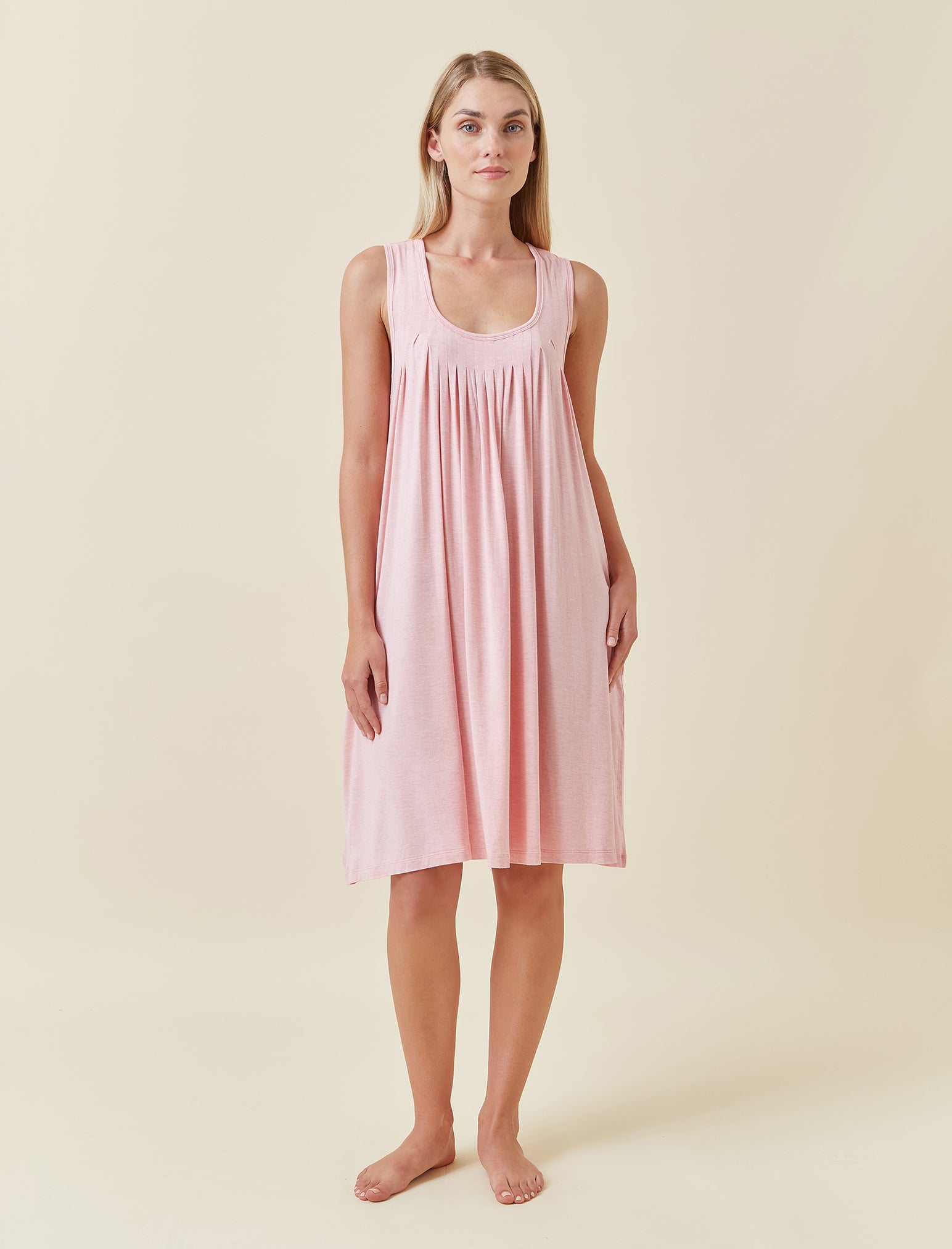 Kate Modal Soft Pleat Front Nightie