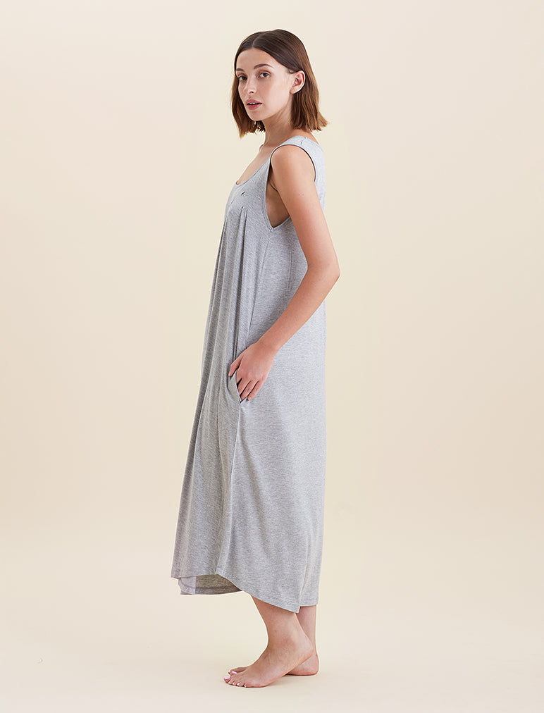 Kate Modal Soft Pleat Front Maxi Nightie – Papinelle Sleepwear AU