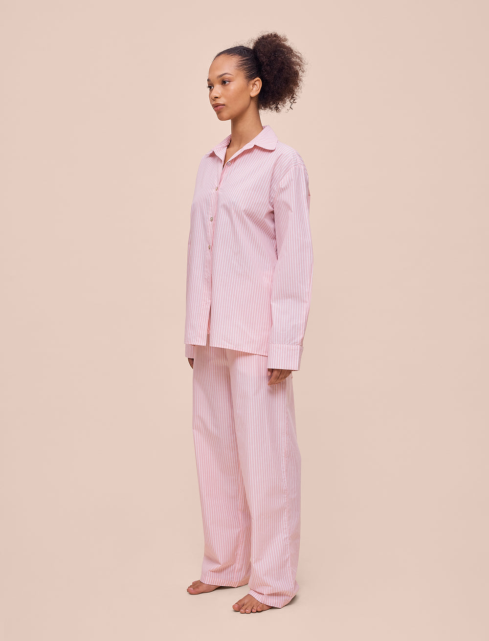 French Stripe Full Length PJ Set