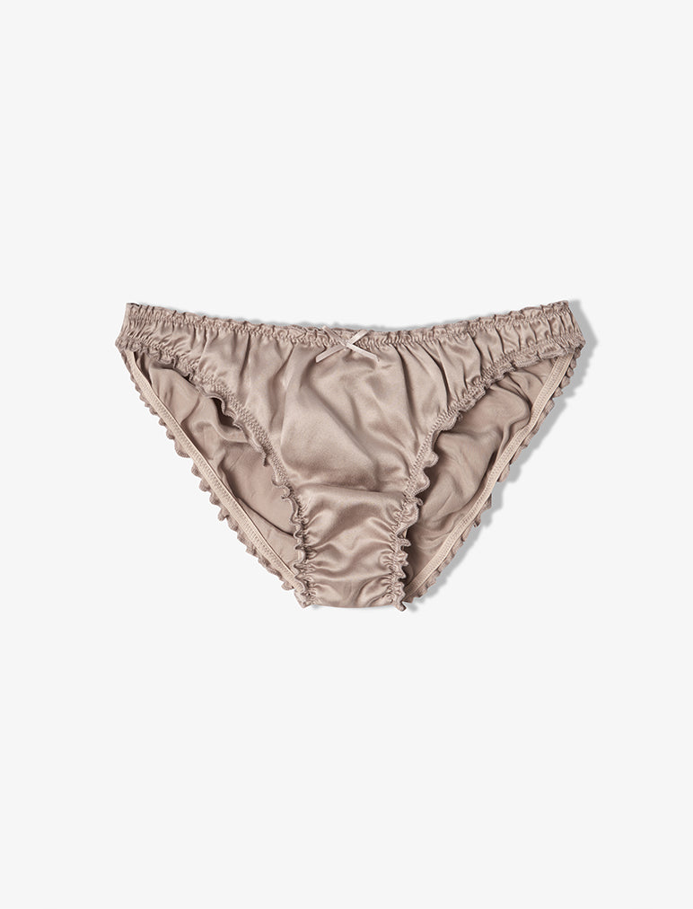 Audrey Mulberry Silk Knicker – Papinelle Sleepwear AU