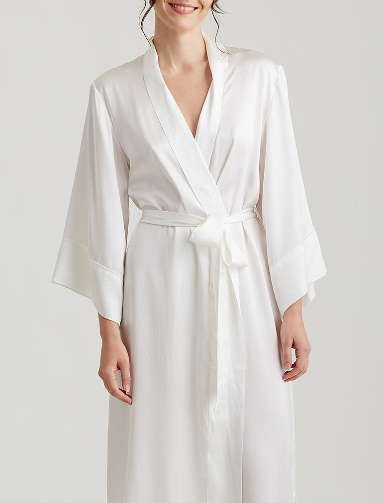 Selena Silk Maxi Robe – Papinelle Sleepwear AU